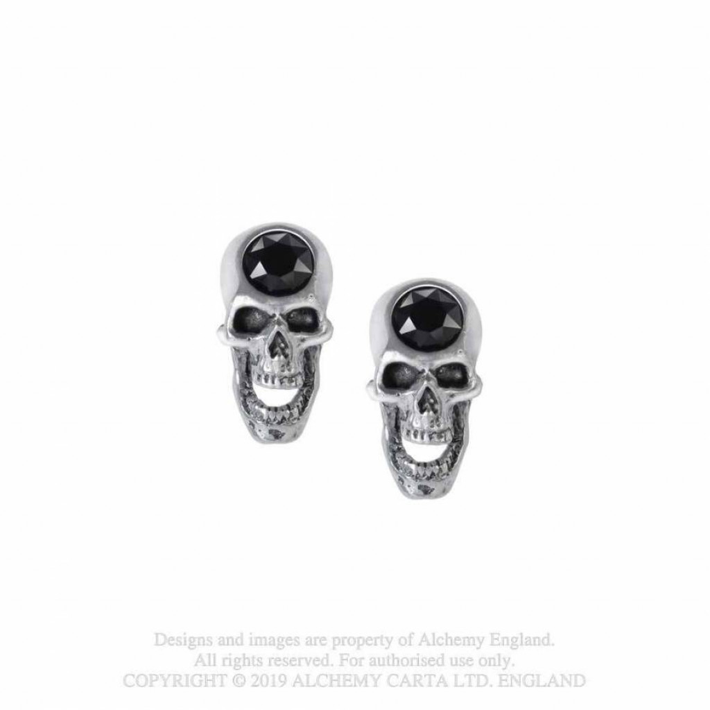 Screaming Skull Studs - Eternal Goth
