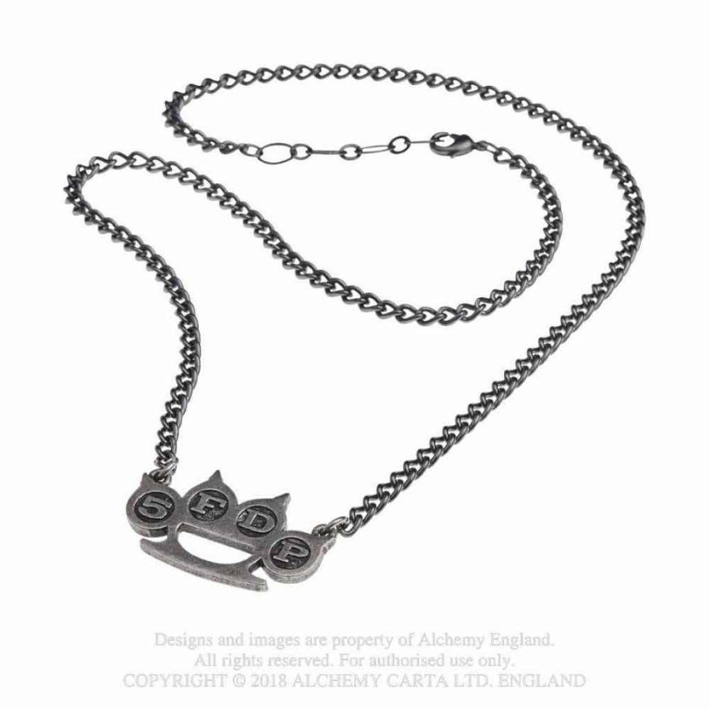 5FDP: Knuckle Duster Pendant - Eternal Goth