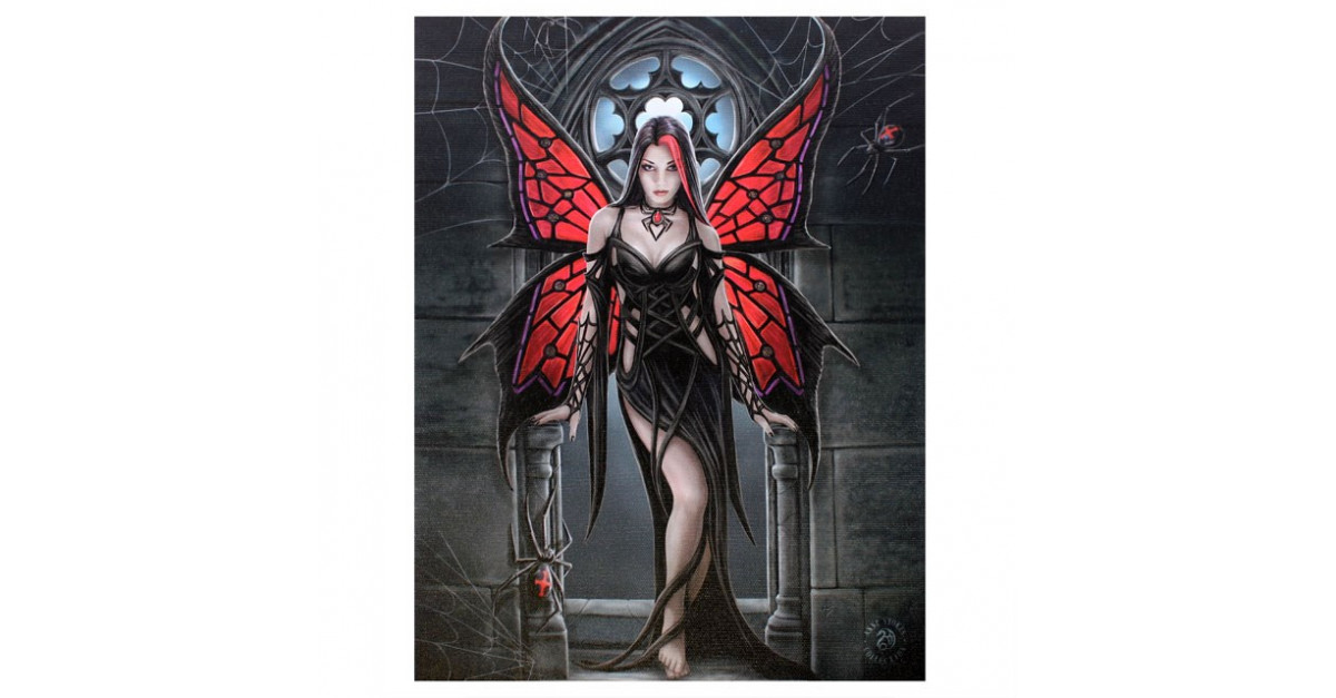 Aracnafaria Canvas Plaque (Small) - Eternal Goth