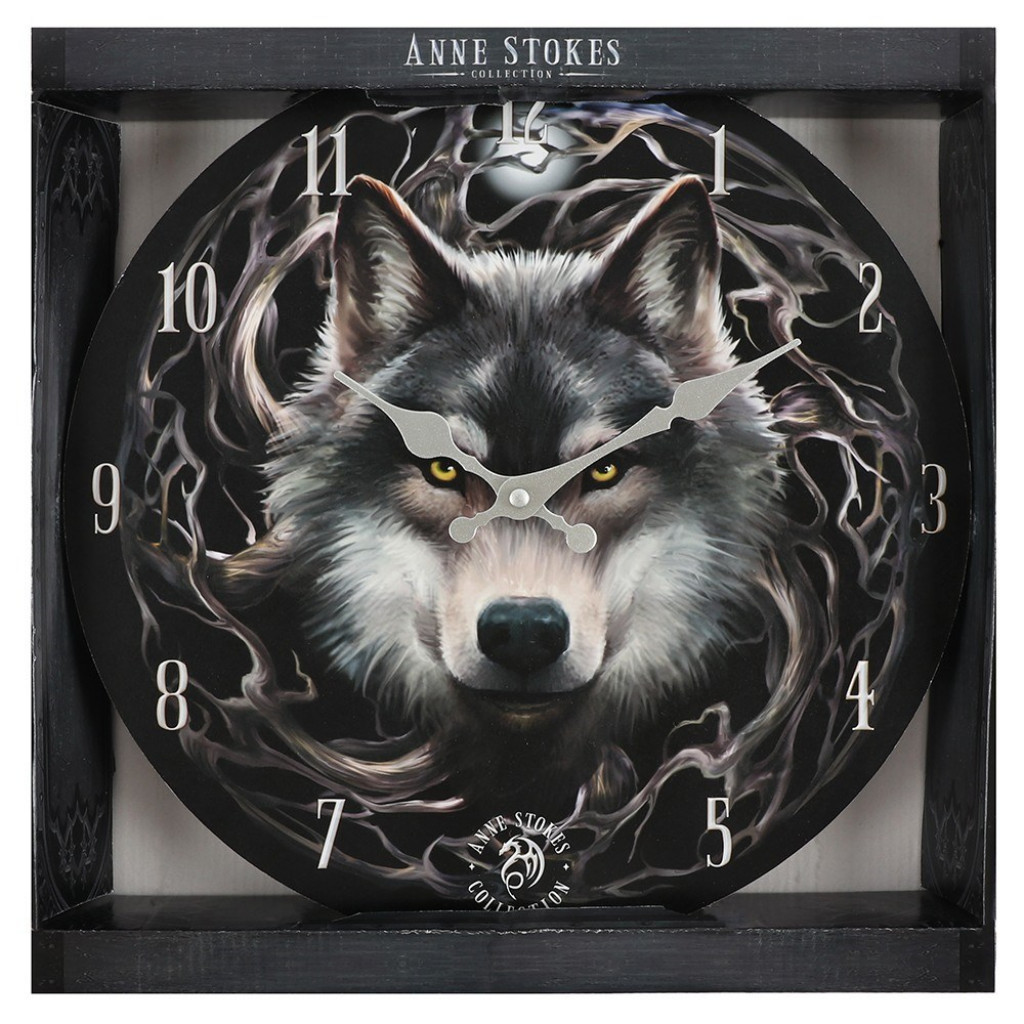 Night Forest Wall Clock by Anne Stokes - Eternal Goth