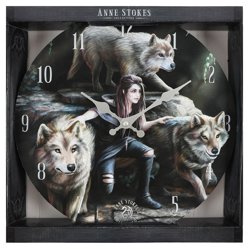 Power of Three Wall Clock by Anne Stokes - Eternal Goth
