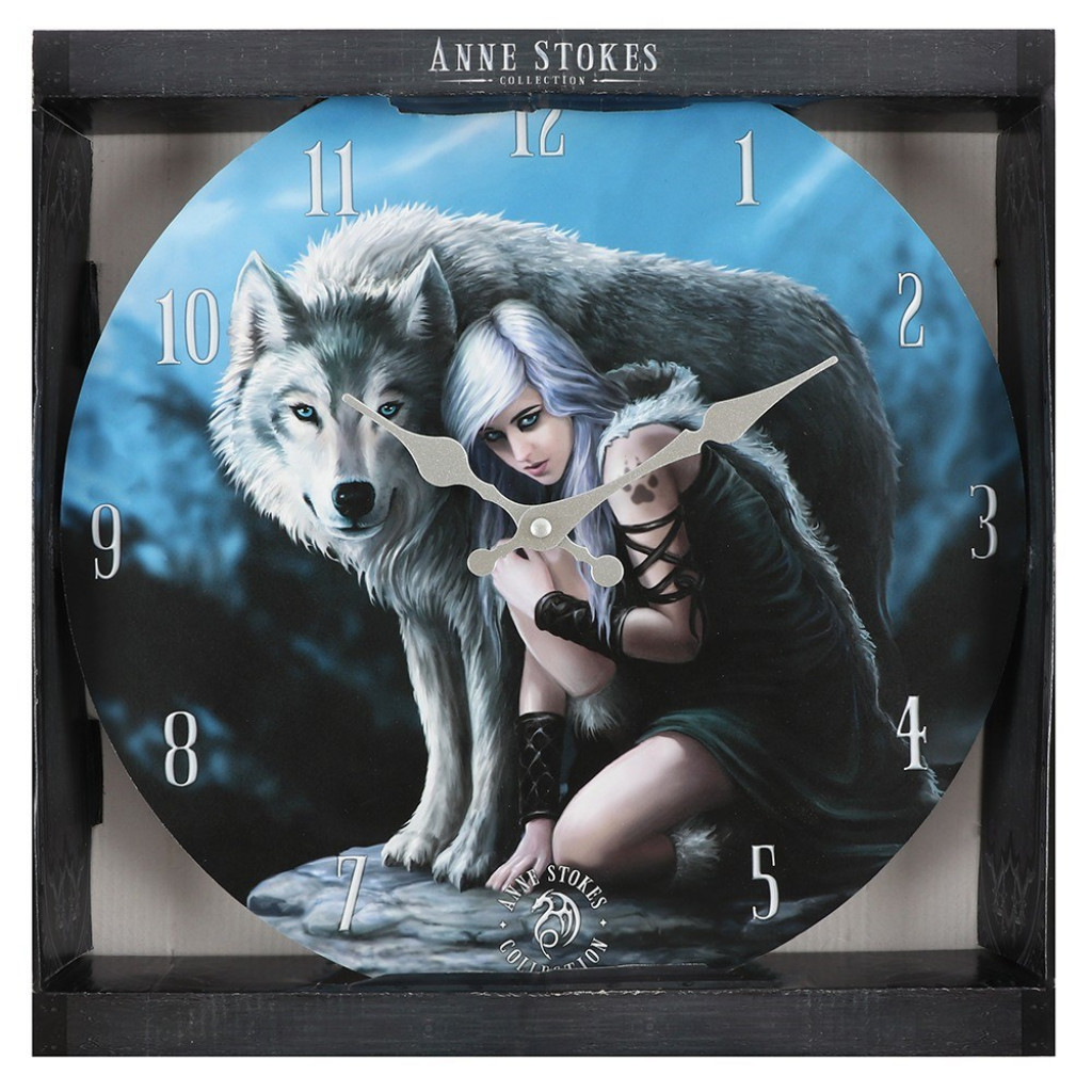 Protector Wall Clock by Anne Stokes - Eternal Goth