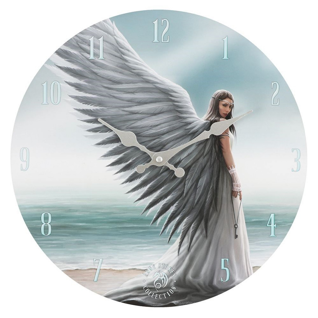 Spirit Guide Wall Clock by Anne Stokes - Eternal Goth