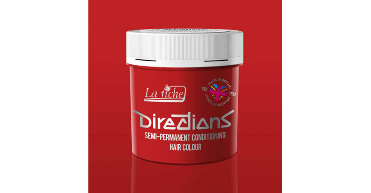 Poppy Red - Directions Hair Colour (100ml) - Eternal Goth