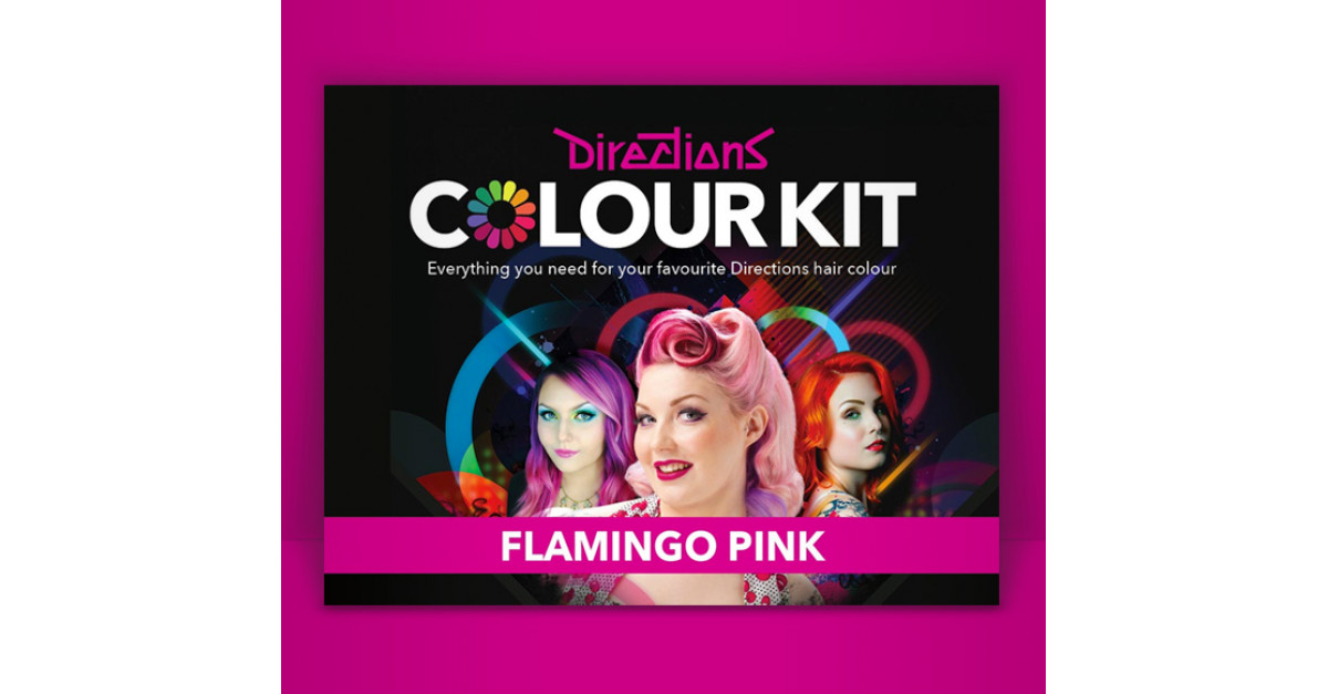 Flamingo Pink - Directions Hair Colour Kit - Eternal Goth