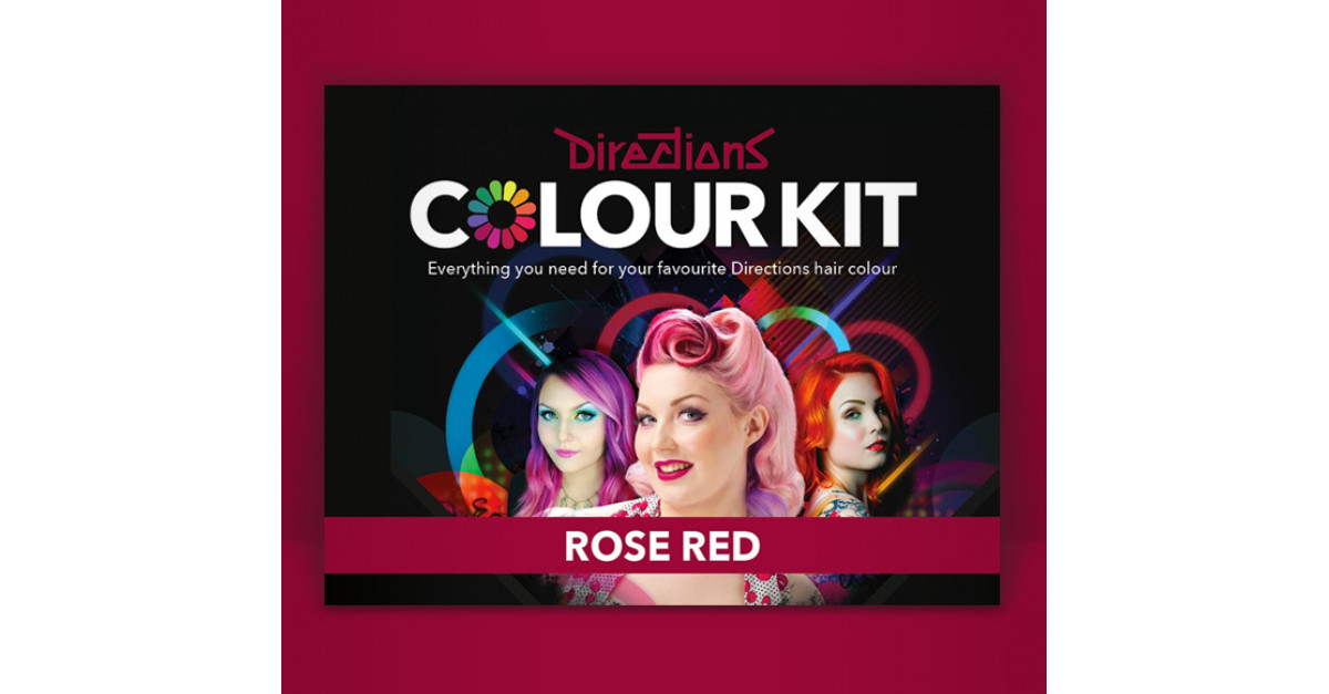 Rose Red - Directions Hair Colour Kit - Eternal Goth