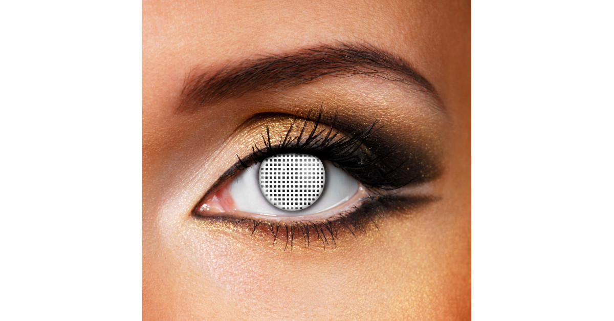 White Mesh - Daily Contact Lenses - Eternal Goth