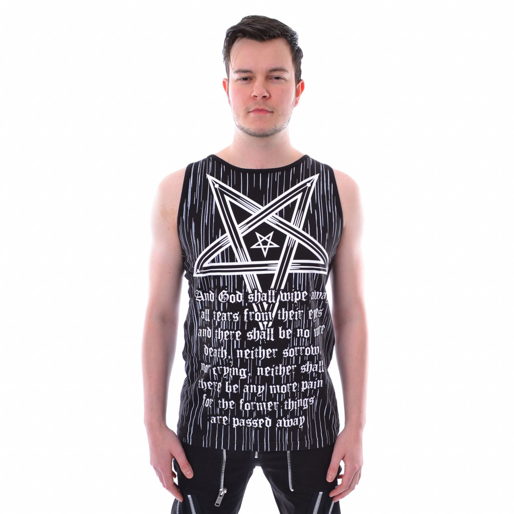 Script Vest - Eternal Goth