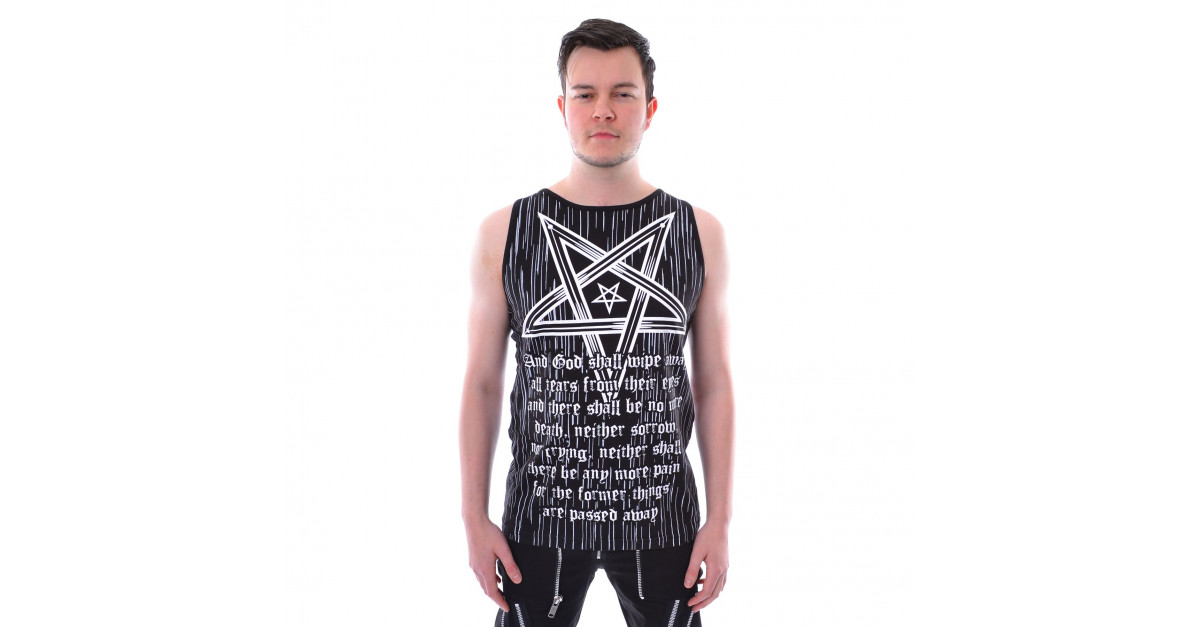 Script Vest - Eternal Goth
