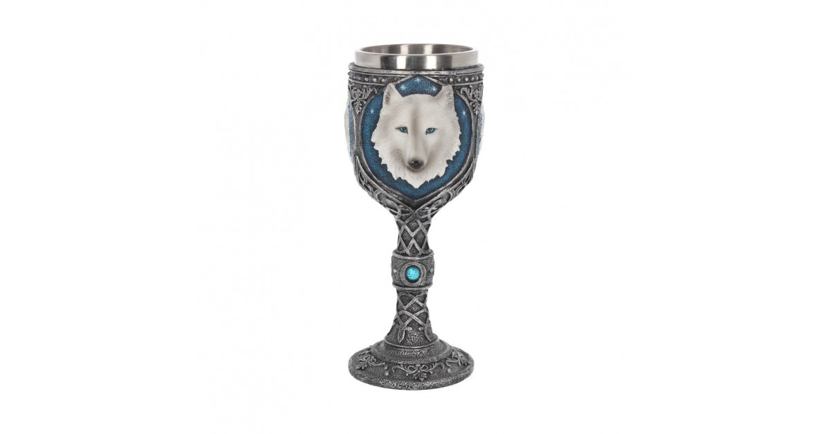 Ghost Wolf Goblet (19.5cm) - Eternal Goth