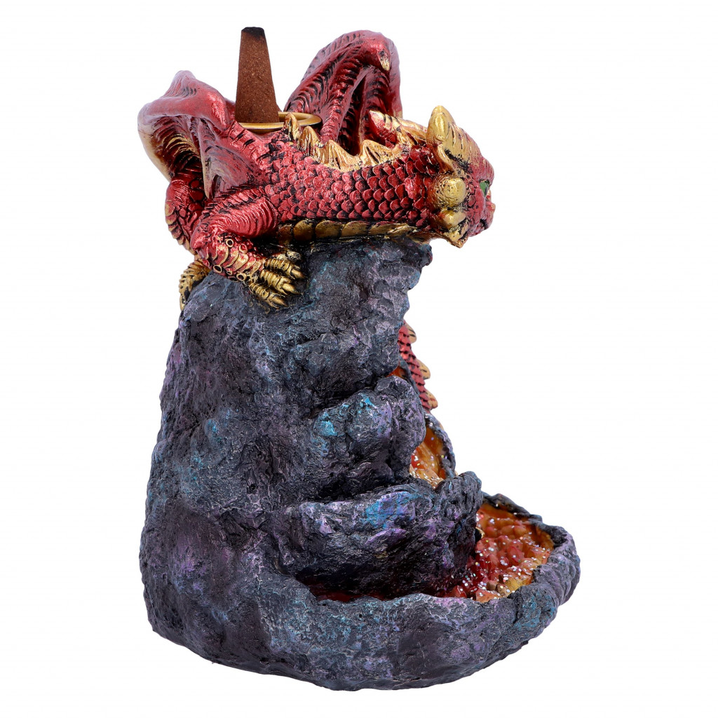 Crystalline Guardian Backflow Incense Burner (14.2cm) - Eternal Goth