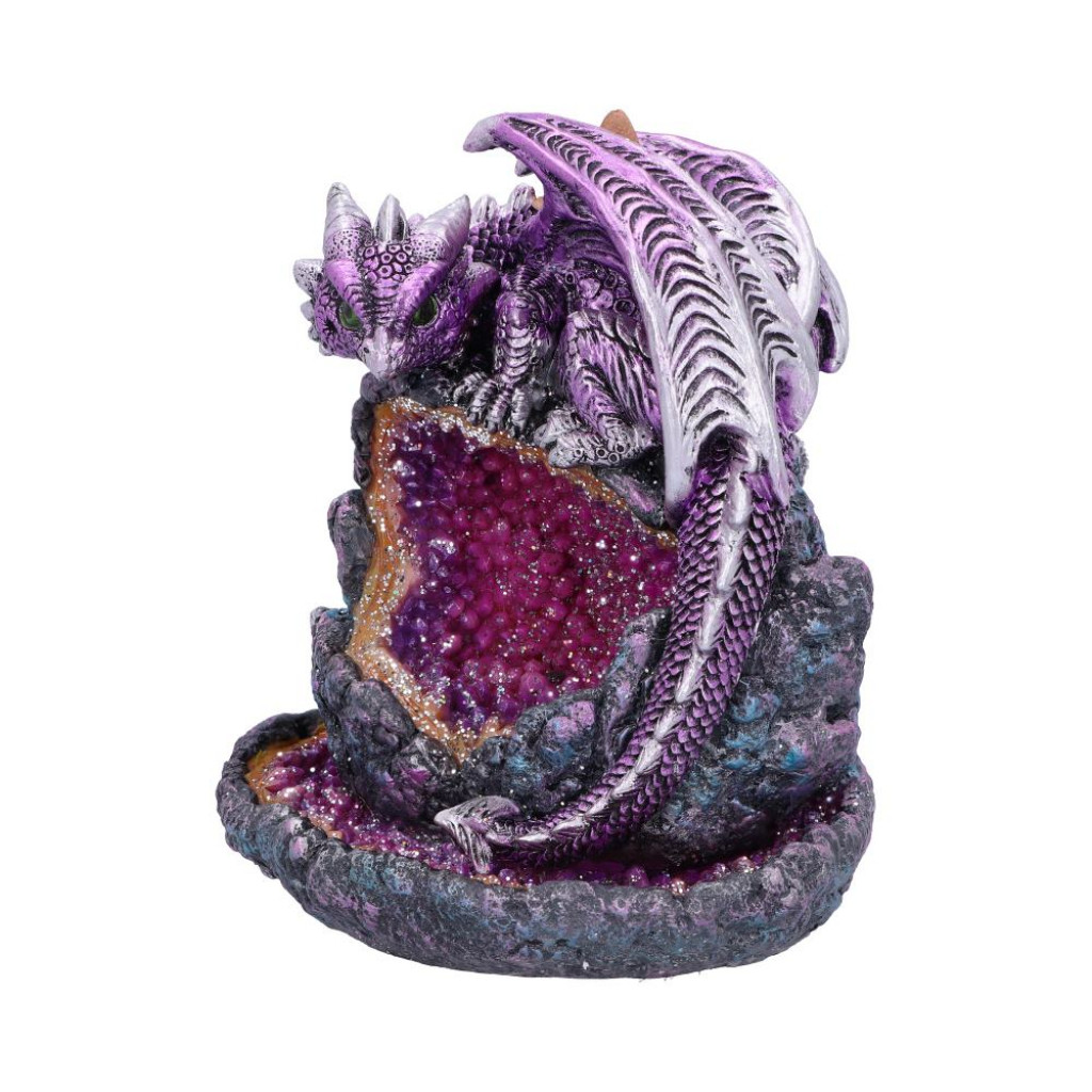 Crystalline Protector Backflow Incense Burner (14.2cm) - Eternal Goth
