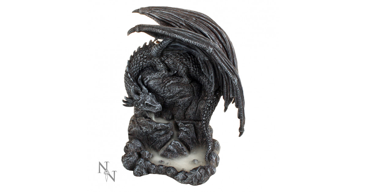 Dragon Pool Backflow Incense Burner (19cm) - Eternal Goth