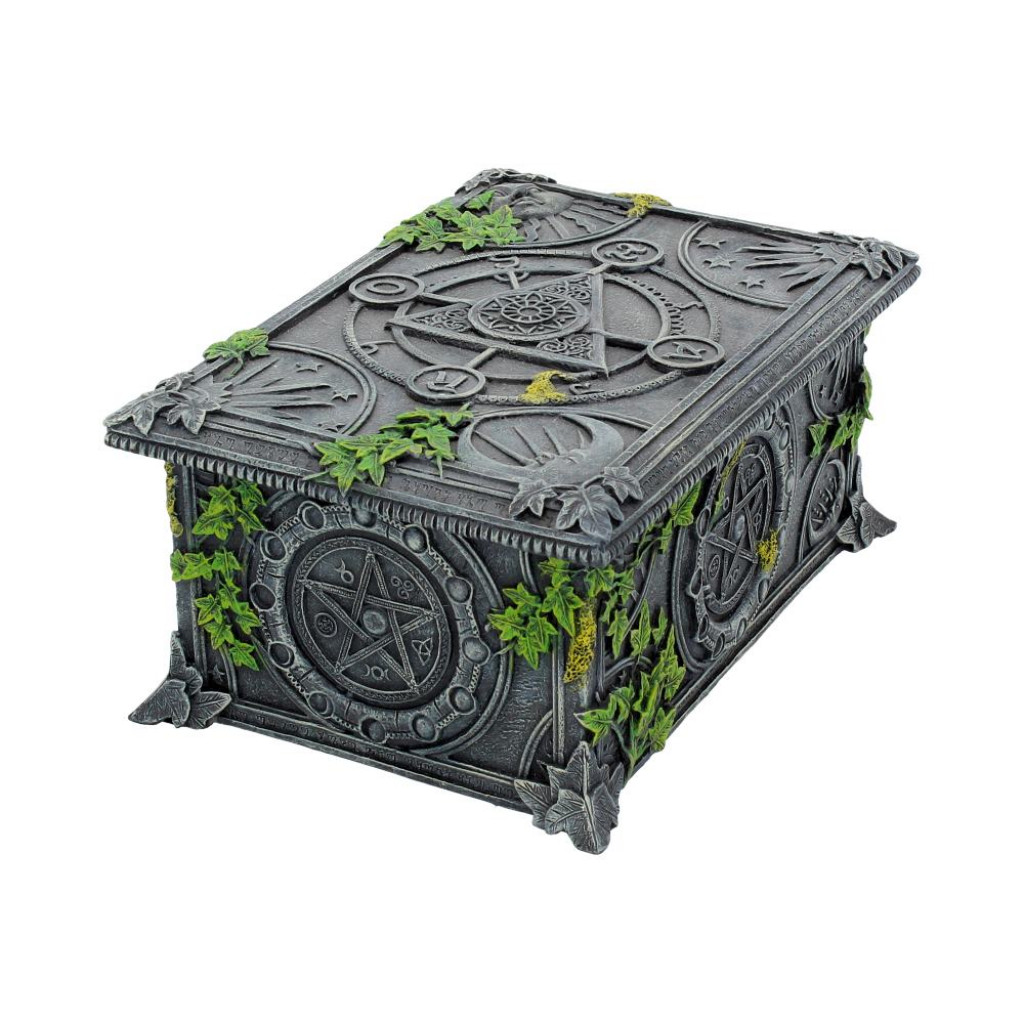 Wiccan Pentagram Tarot Box (17.5cm) - Eternal Goth