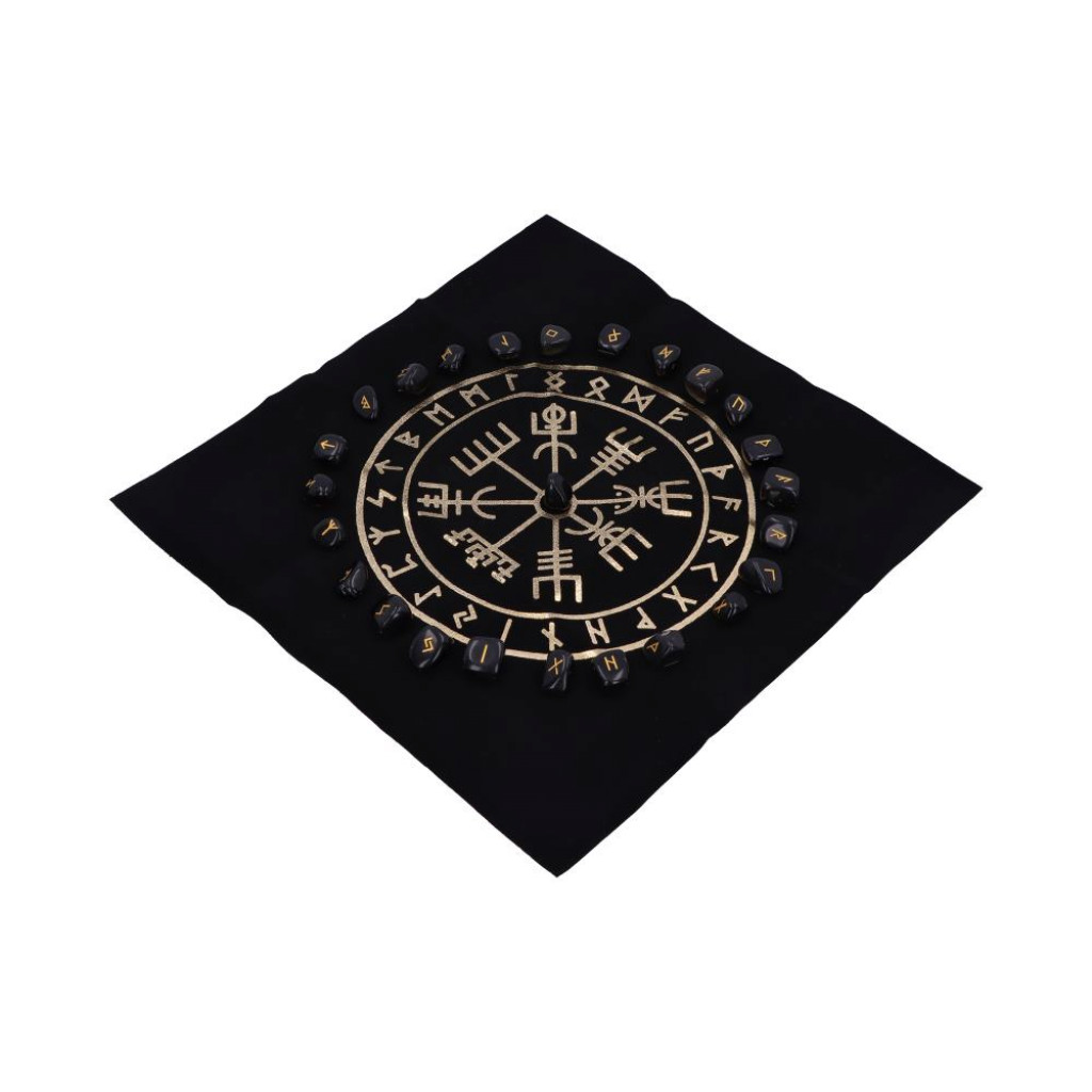 Runes Elder Futhark Divination Stone Kit - Eternal Goth