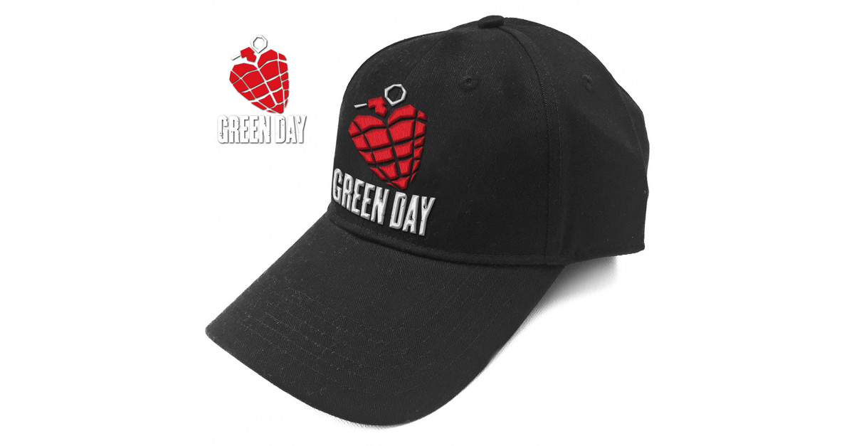 Green Day: Grenade Logo Baseball Cap - Eternal Goth