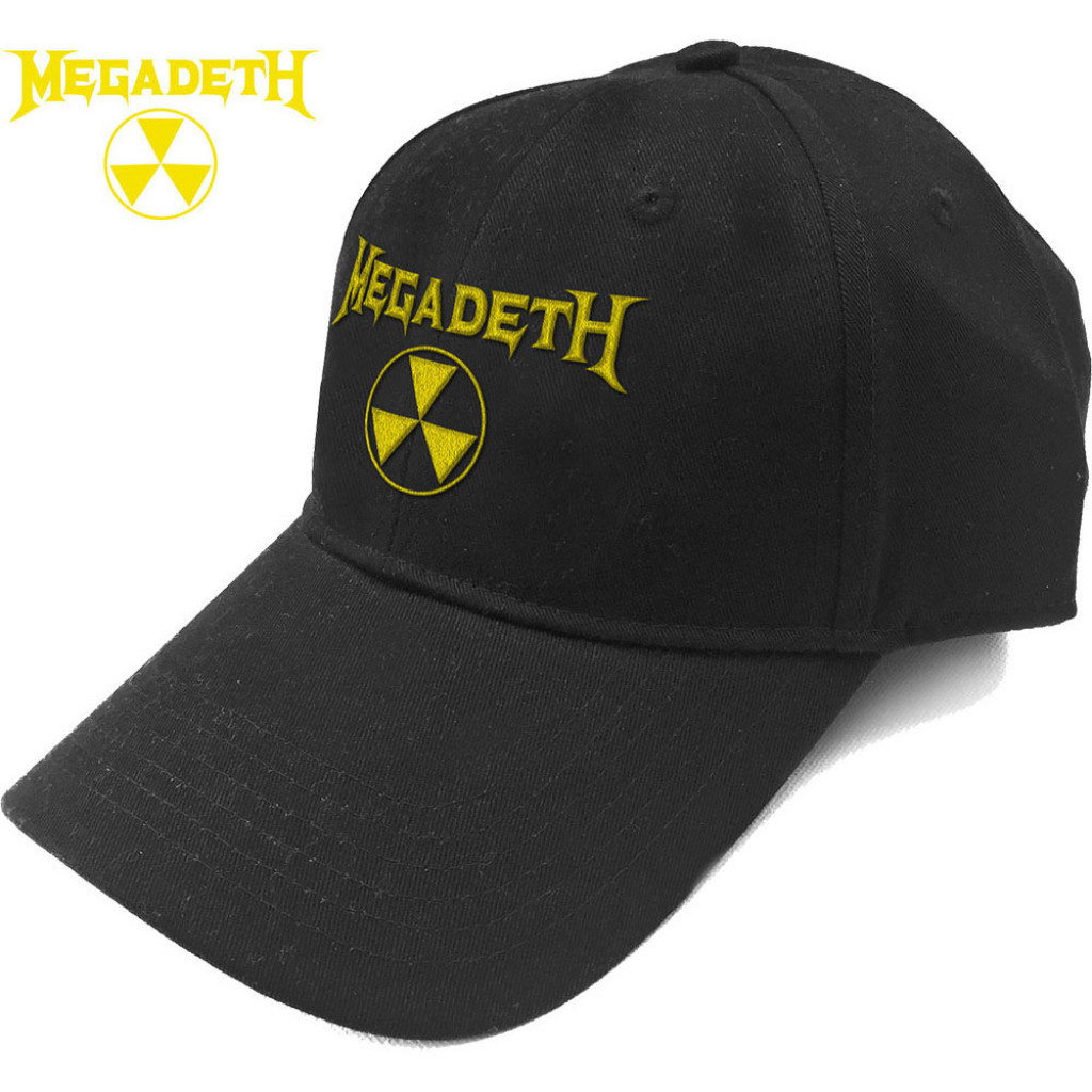 Megadeth: Hazard Logo Baseball Cap - Eternal Goth
