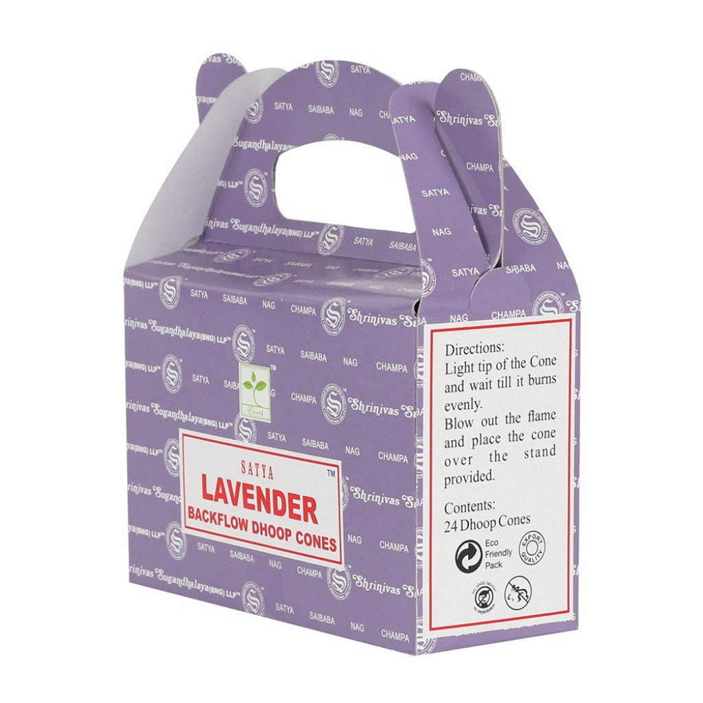 Satya Lavender Backflow Dhoop Cones - Eternal Goth