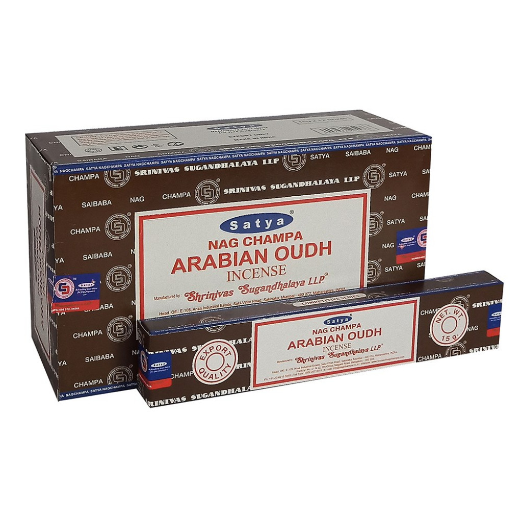 Satya Arabian Oudh Incense (15g) - Eternal Goth