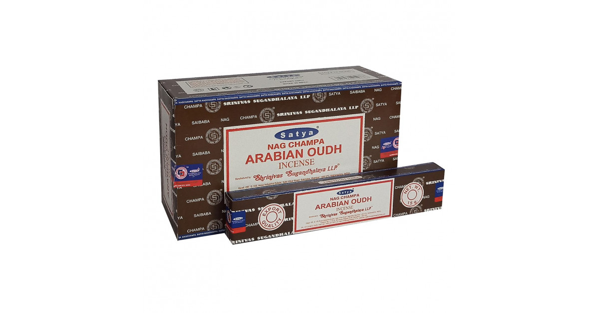 Satya Arabian Oudh Incense (15g) - Eternal Goth