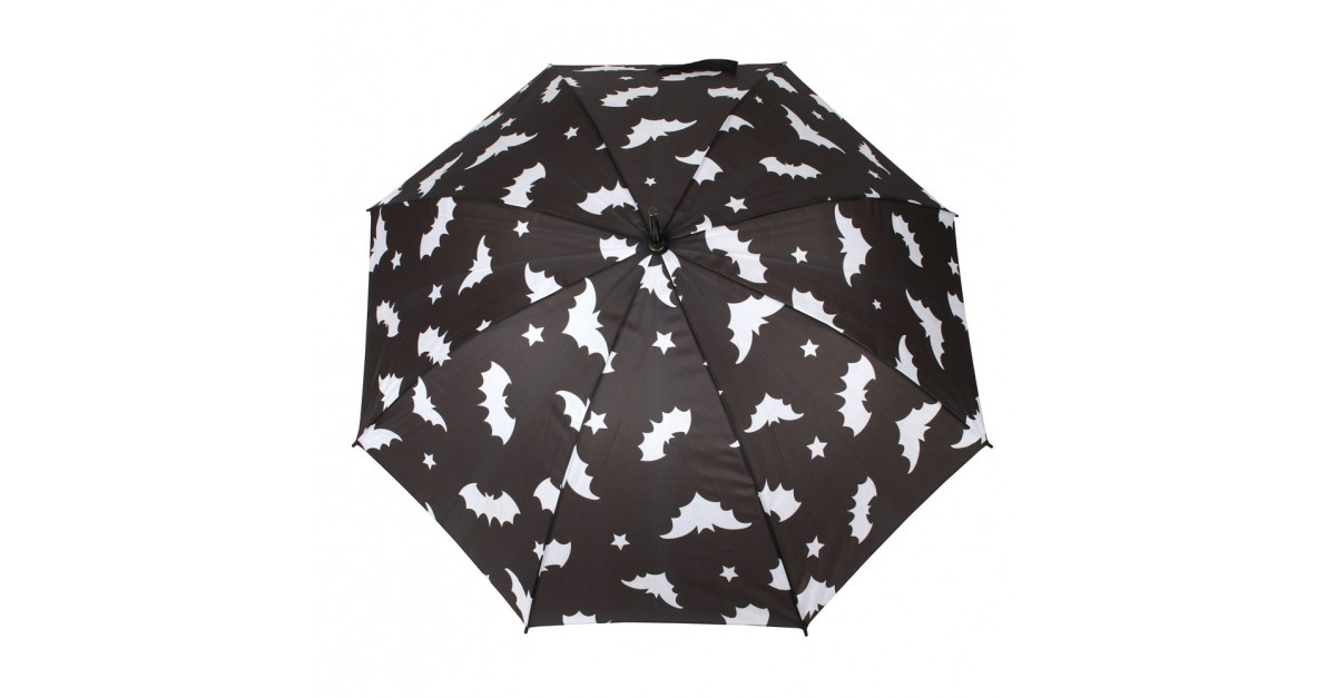 Bat Print Umbrella - Eternal Goth